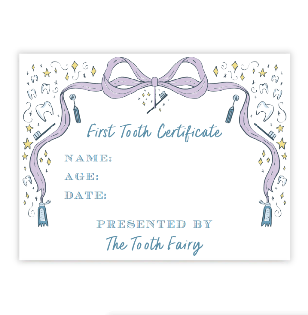 Magical Tooth Fairy Certificate – Paper In A Pinch