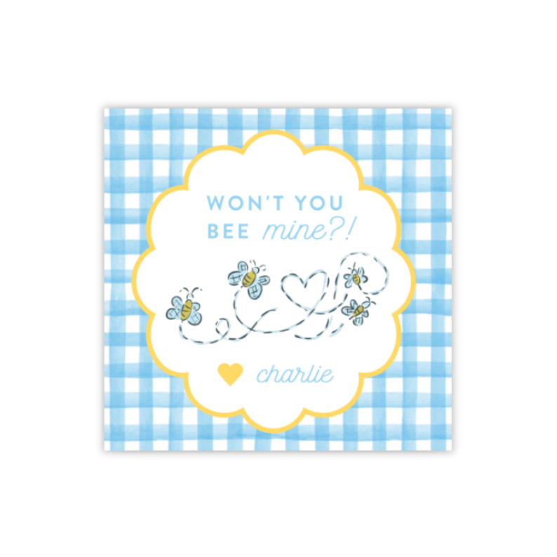 Honey Bee Valentine's Day Gift Tags / Stickers – Paper In A Pinch