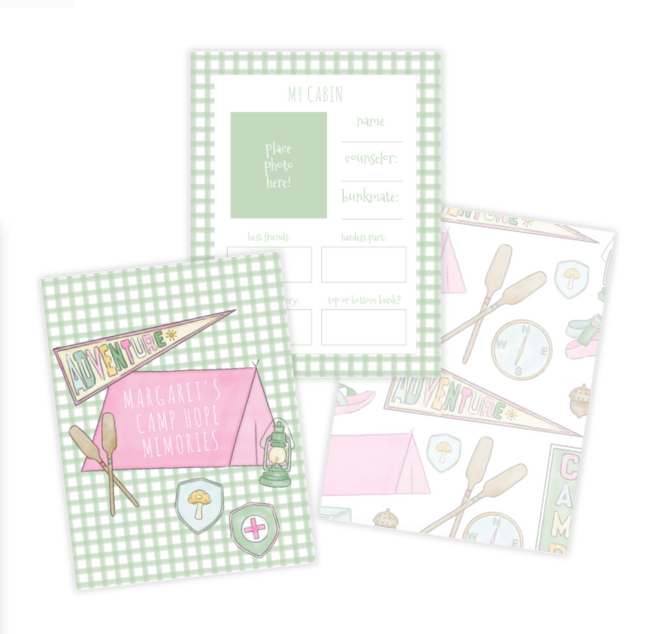 Girls Summer Camp Memory Book – Paper In A Pinch