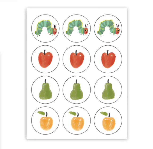 Caterpillar Cupcake Toppers – Paper In A Pinch