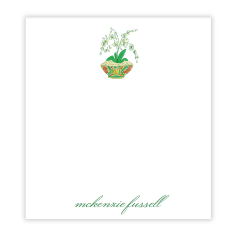 Rose Medallion Notepad – Paper In A Pinch