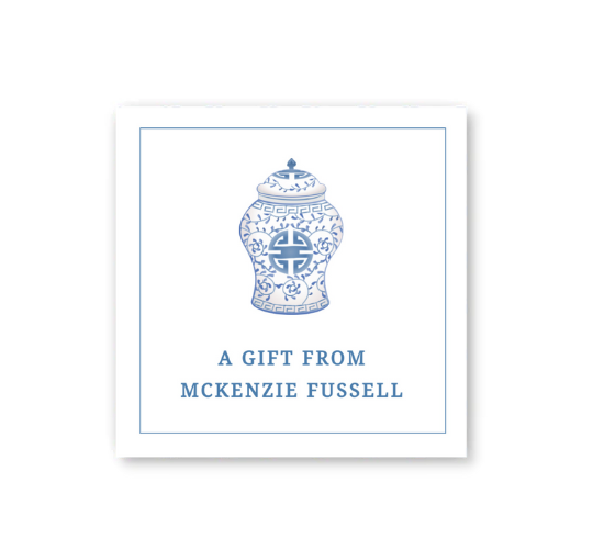 Ginger Jar Gift Tag – Paper In A Pinch
