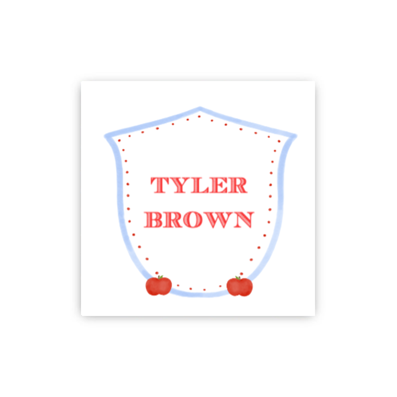 Apple Crest Labels / Stickers – Paper In A Pinch