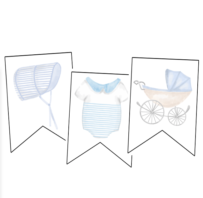 Baby Boy Banner – Paper In A Pinch