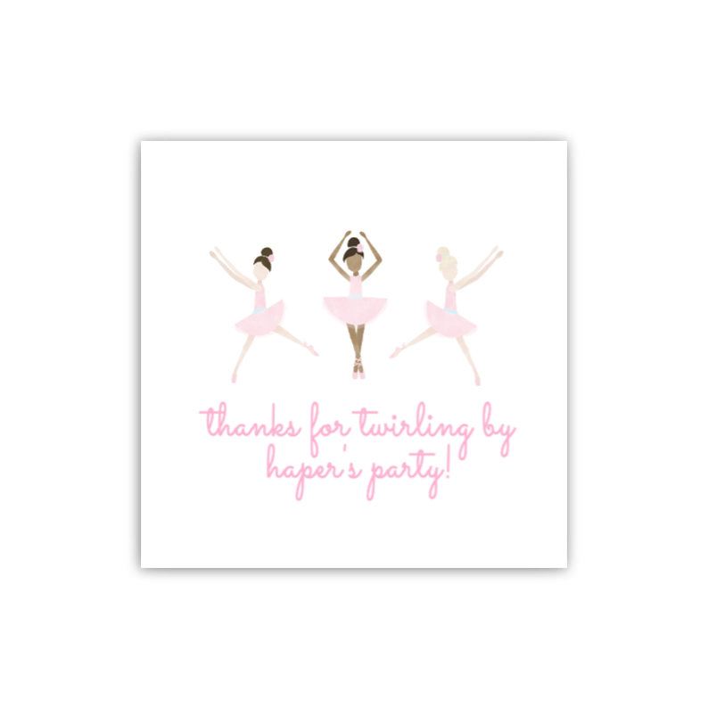 Ballet Gift Tags / Stickers – Paper In A Pinch
