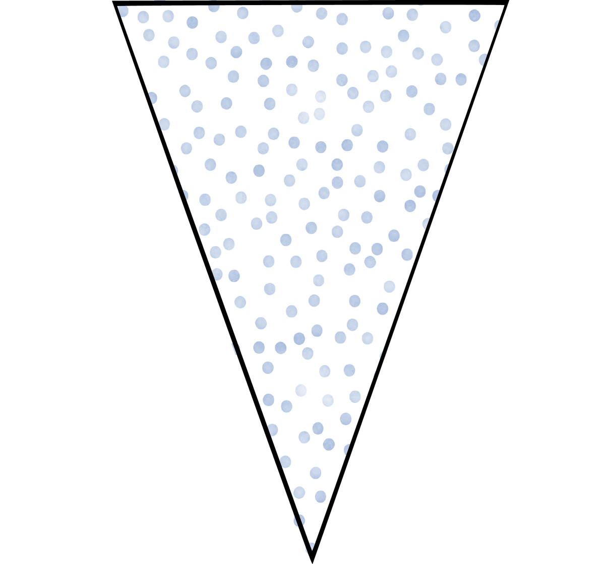 Blue Princess Pennant Banner – Paper In A Pinch